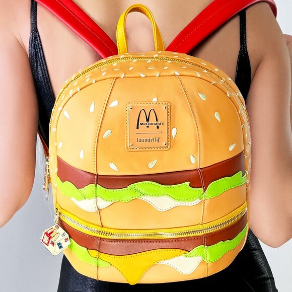 Loungefly | Other | Loungefly Mcdonalds Big Mac Mini Backpack | Poshmark